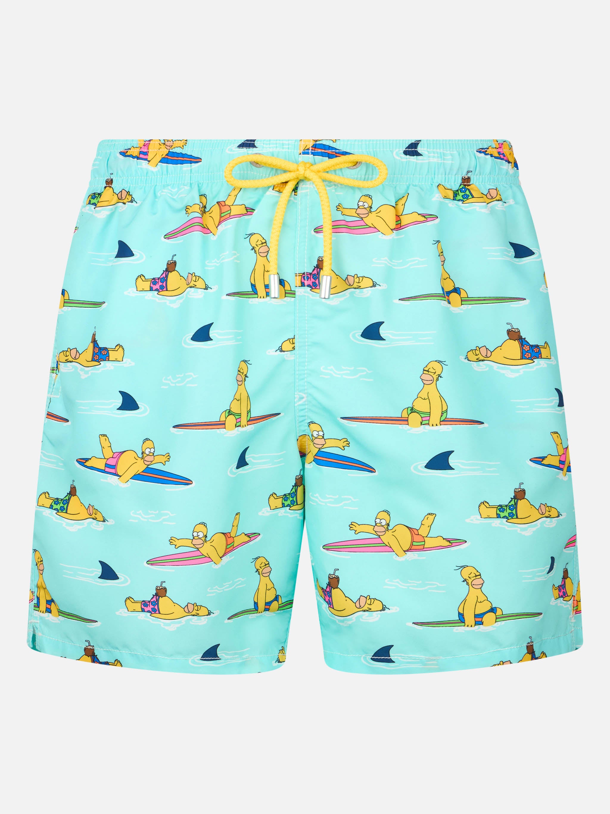 Man Gustavia Mid-Length Swim Shorts | Homer Simpson Special Surfer All ...